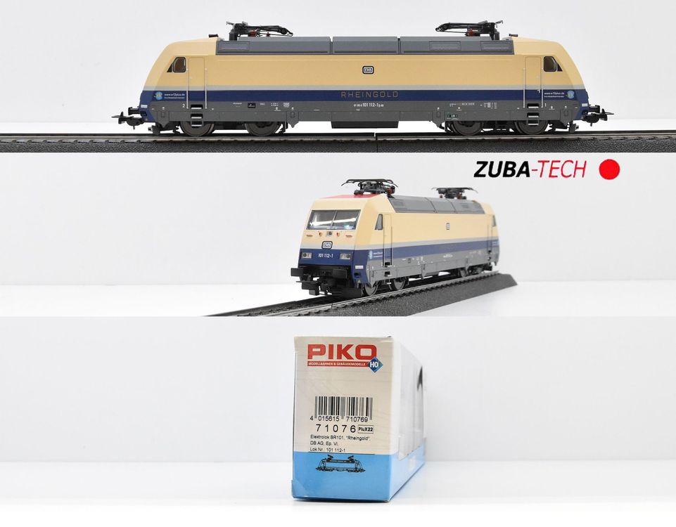 Piko 71076 E-Lok BR 101 DB Rheingold H0 GS Analog mit OVP | Kaufen auf ...
