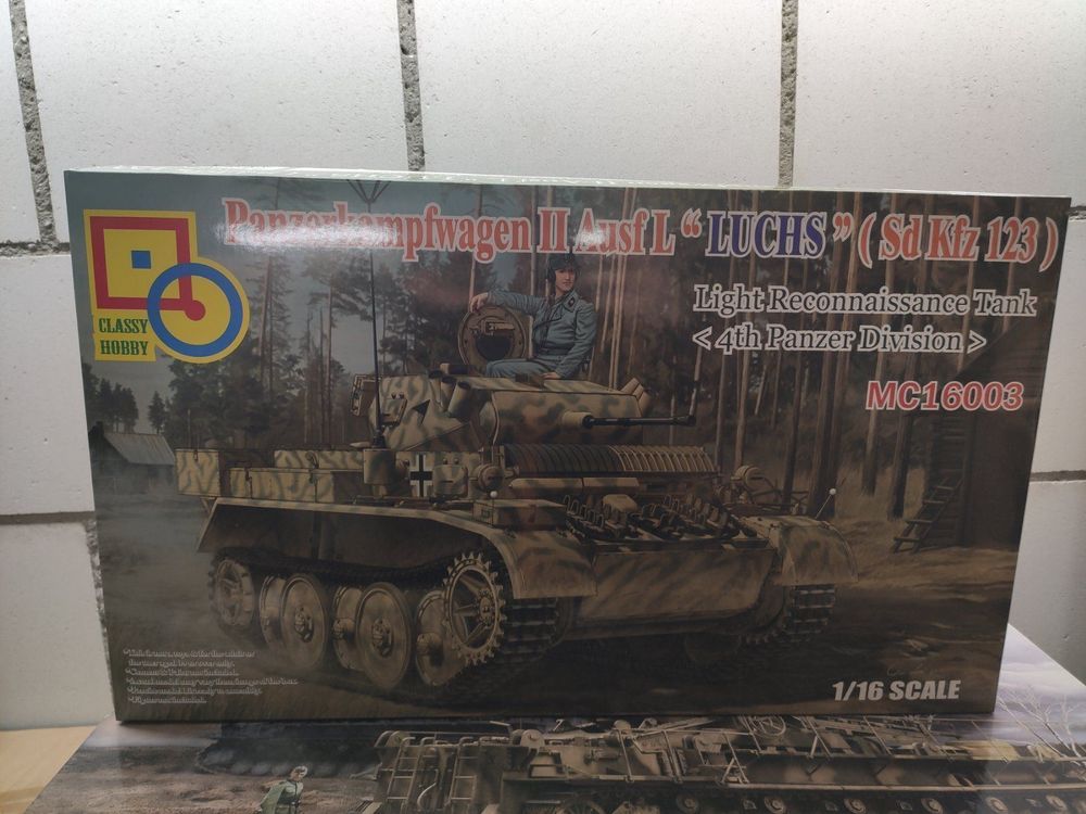 Classy Hobby Panzerkampfwagen Luchs 1/16 (Neu (gemäss Beschreibung)) in ...