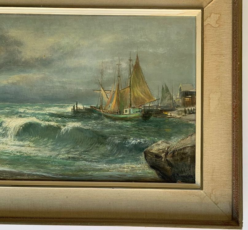 Fritz BRAND (1915-1998) Großes Gemälde (Gebraucht) in Müllheim Dorf für ...