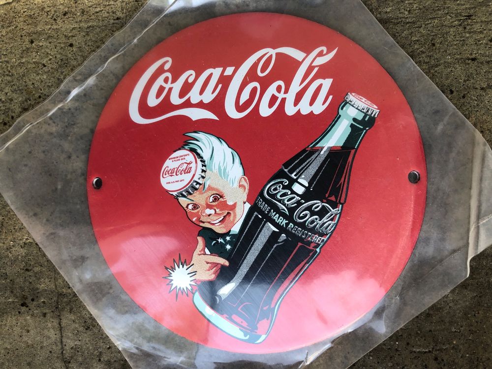 Coca Cola classic werbung reklame sprite Kopf (Neu (gemäss Beschreibung ...