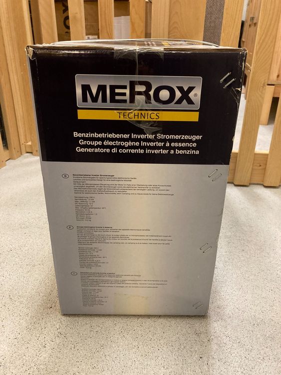 MeRox bezinbetriebener Inverter Stromerzeuger (Neu und originalverpackt ...