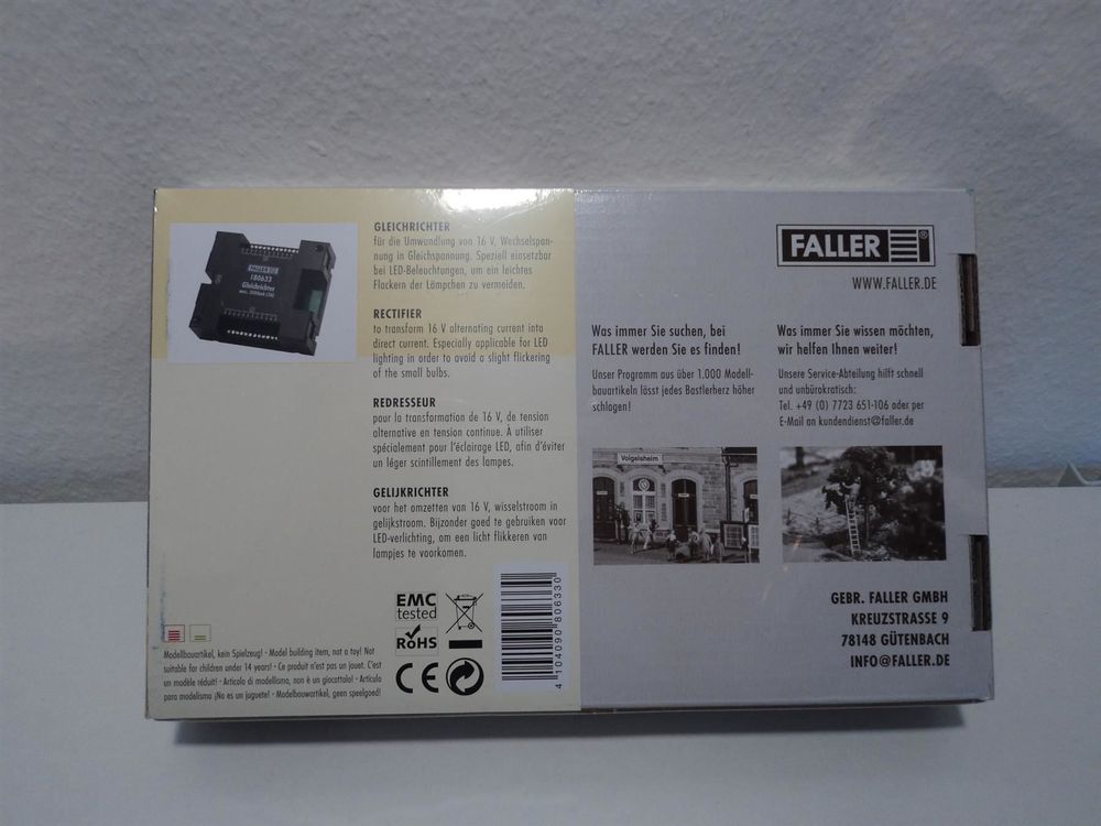 Faller Gleichrichter 180 633, HO | Kaufen auf Ricardo