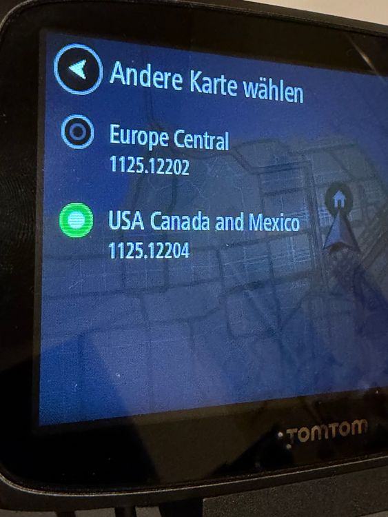 TomTom USA Canada Mexico Zentral-Europa (Gebraucht) in Obernau für CHF 12 – mit Lieferung auf ...