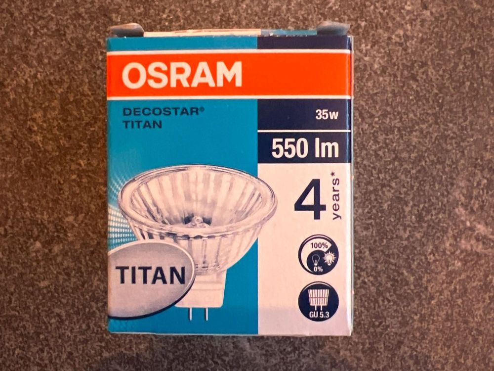 OSRAM Halogen Decostar 51 Titan, 35w, 550 lm (Neu und originalverpackt ...