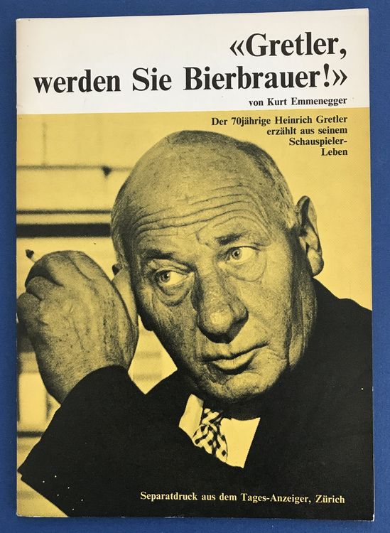Heinrich Gretler Todesursache