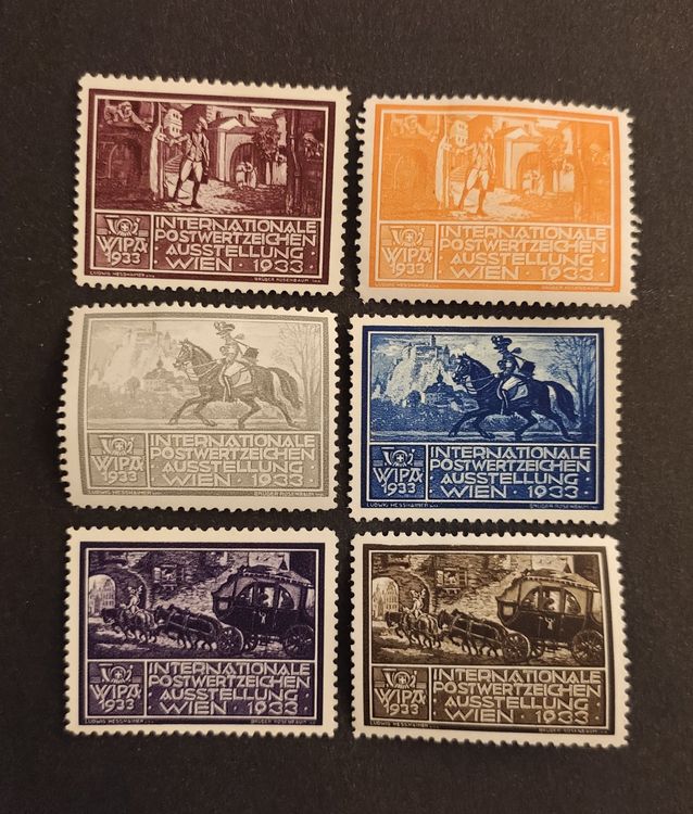 Austria 1933 - WIPA - Vignetten, LoT (Gebraucht) in Wil SG für CHF 2.5 – mit Lieferung auf ...