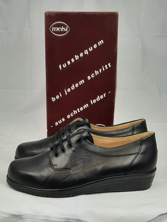 MEISI Comfort Schnürschuhe schwarz Gr. 41 | Kaufen auf Ricardo