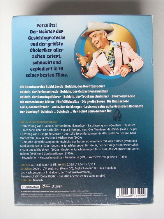 Die grosse Louis de Funès Collection (16 DVDs) NEU & OvP (Neu und originalverpackt) in Zuzwil SG ...