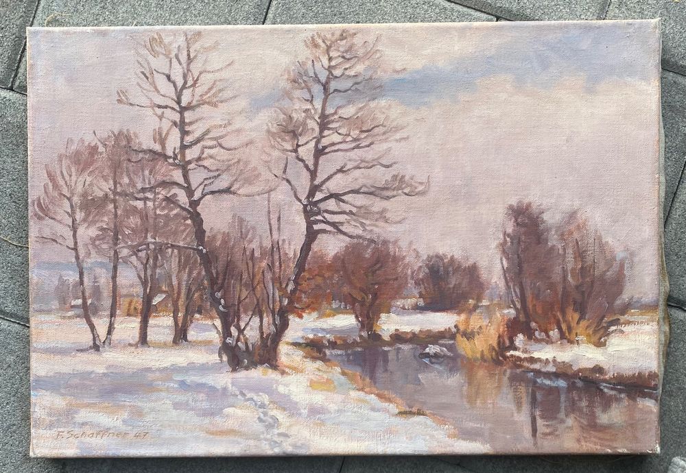 Fred SCHAFFNER (1906-?)Landschaft Gemälde (Gebraucht) in Root für CHF ...