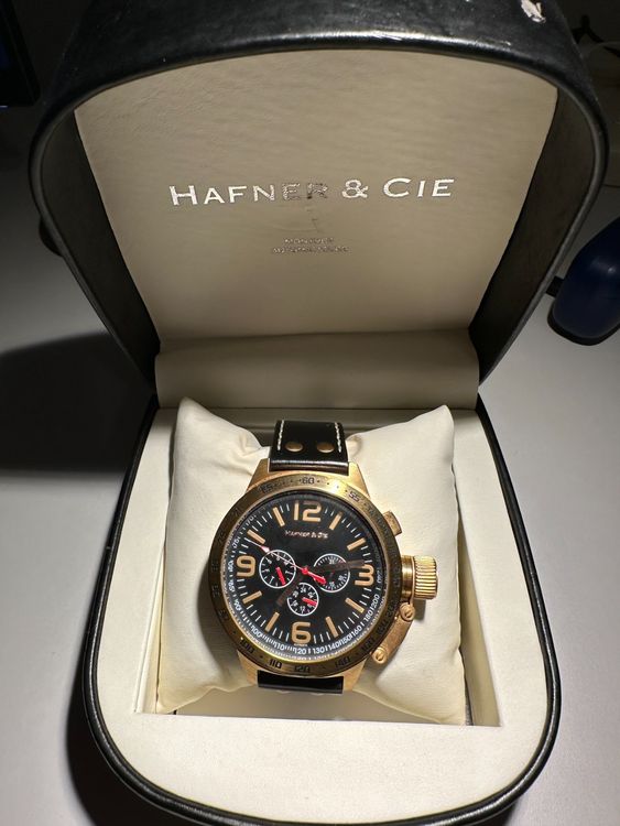 Hafner & Cie Mechanik-Uhr Bronze-Kupfer | Kaufen auf Ricardo