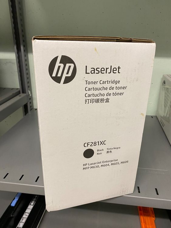 Toner HP Laserjet MFP M630 M604 M606 CF281XC Black/Schwarz | Kaufen auf ...