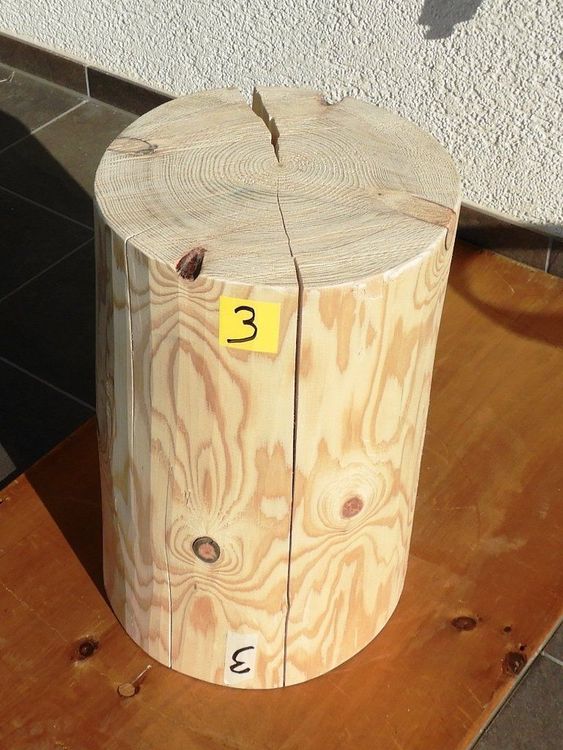 Rugel Hocker Sitz Stumpf Klotz Stamm >3