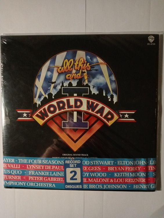 World War II Soundtrack DLP WEA Record RVLP2 UK 1976 SEALED (Neu und originalverpackt) in ...