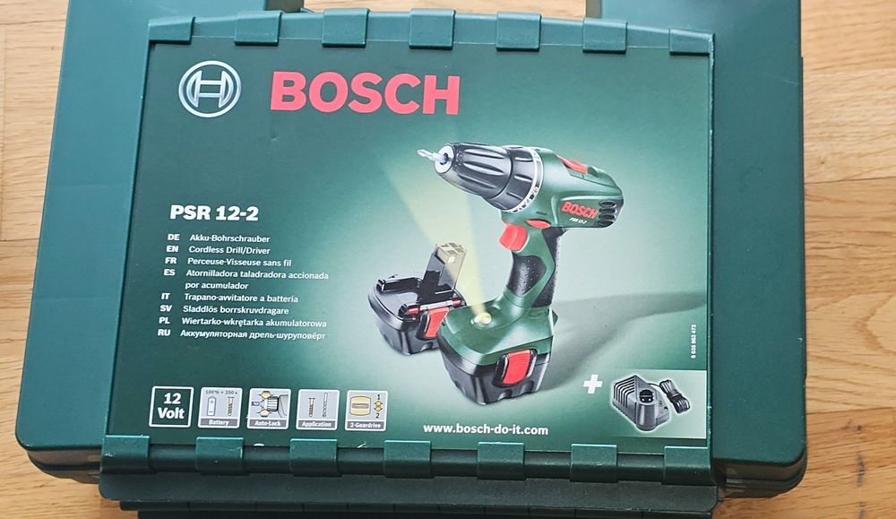 Bosch PSR 12-2 Akku-Bohrschrauber, inkl. Zubehör!📌 | Kaufen auf Ricardo