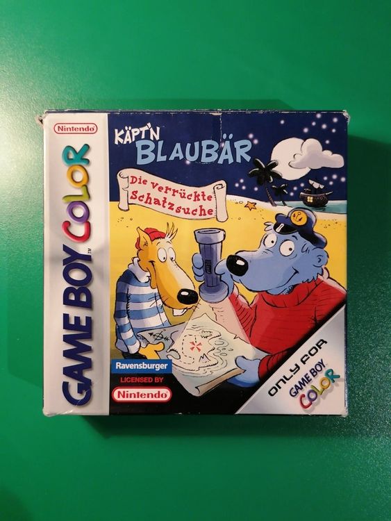 Käpt'n Blaubär-Die verrückte Schatzsuche OVP Game Boy Color (Gebraucht ...