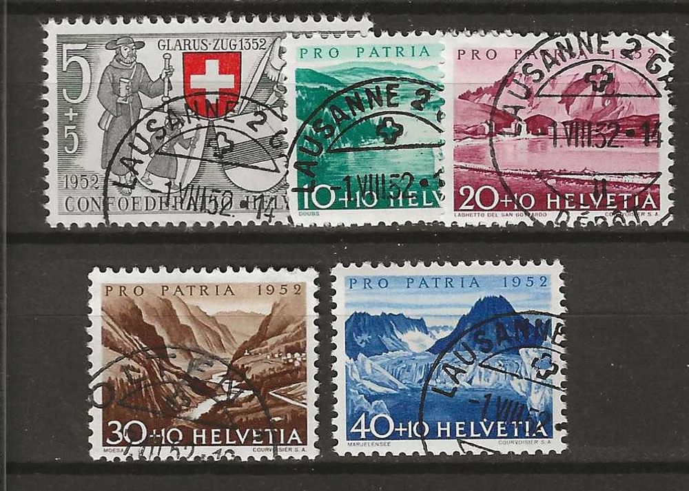 PP052 - Pro Patria 1952 obl. | Kaufen auf Ricardo