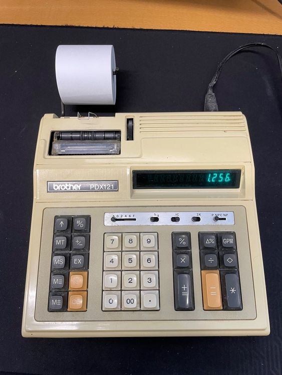 Calcolatrice vintage Brother del 1983 | Kaufen auf Ricardo