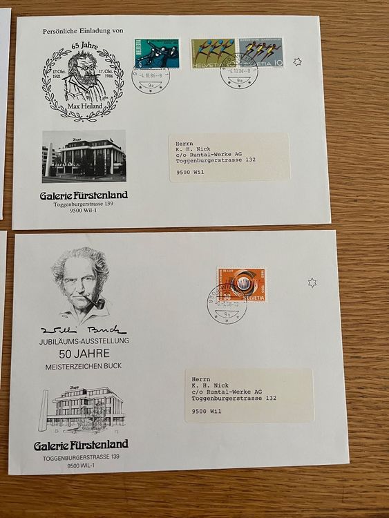 4 Gross Briefe Schweiz (Gebraucht) in Murgenthal für CHF 3 – mit Lieferung auf Ricardo kaufen