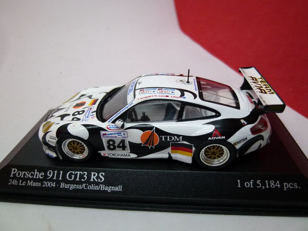 Porsche 911 GT3 RS - schwarz weiss No 84 - Minichamps %%%%%% (Gebraucht) in Reiden für CHF 19 ...