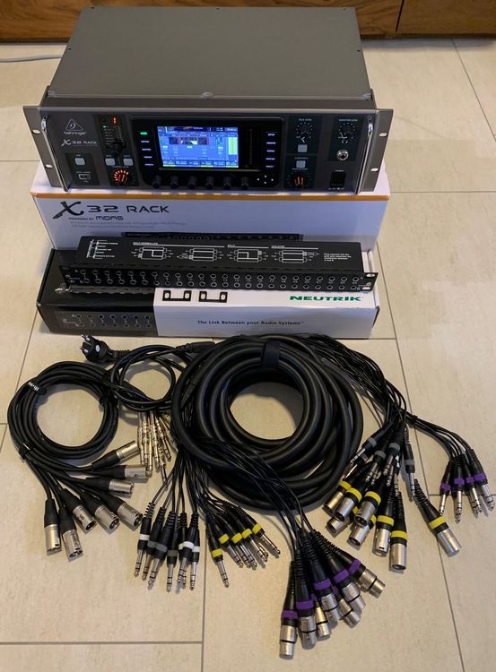 Behringer X32 Rack + Patch Panel + Kabel (Gebraucht) in Rümlang für CHF ...