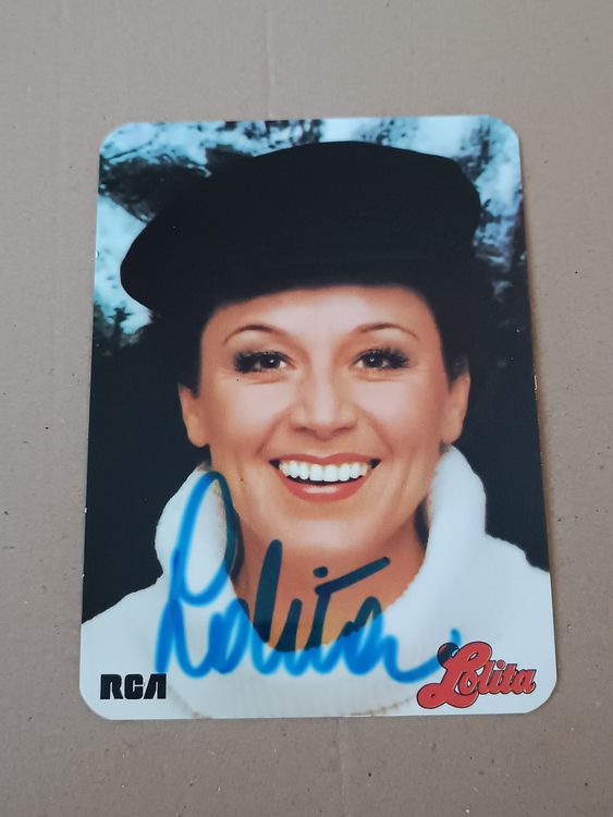 Lolita - verstorben 2010 - handsigniert | Kaufen auf Ricardo