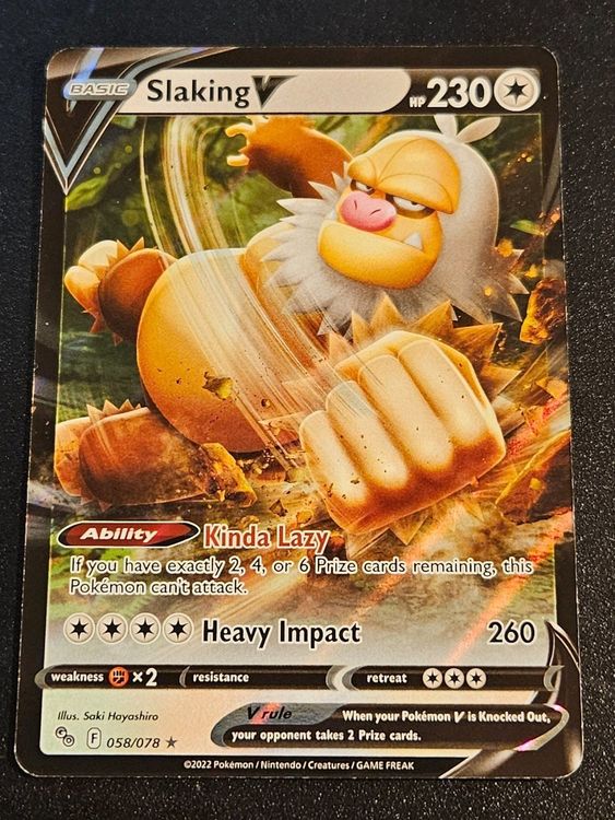 Slaking V (PGO 058) - Pokémon GO - SWSH - US | Kaufen auf Ricardo