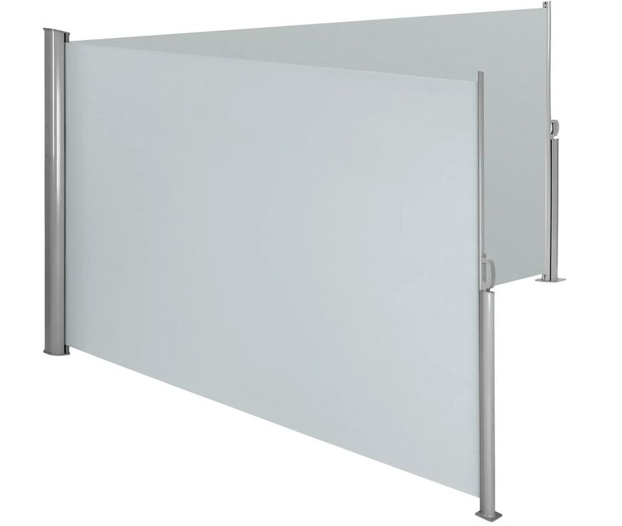 Doppel Seitenmarkise grau 160 x 600 cm (Neu (gemäss Beschreibung)) in ...