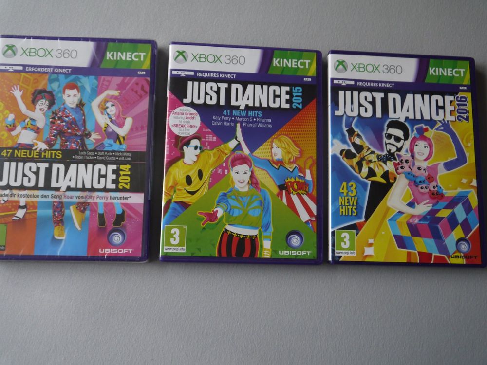 JUST DANCE 2014-2015-2016 XBOX 360 KINECT (Gebraucht) in Hagendorn für CHF 19.9 – mit Lieferung ...