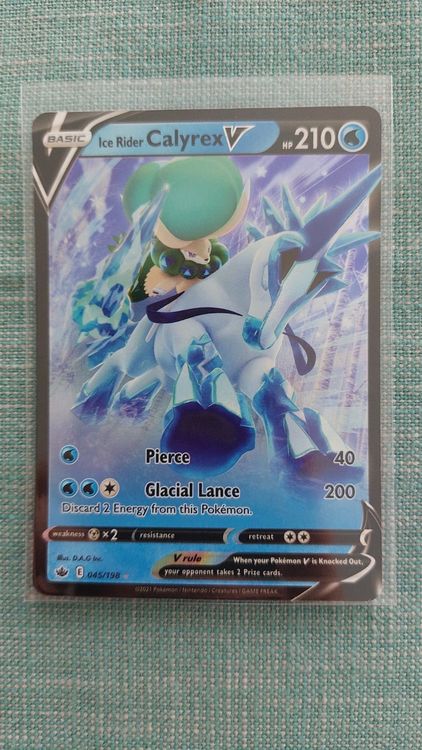 Ice rider Calyrex V Chilling Reign | Kaufen auf Ricardo