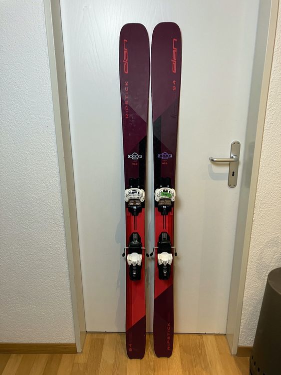 Elan Ripstick 94 Freeride Ski & Bindung für Damen rot (Gebraucht) in ...