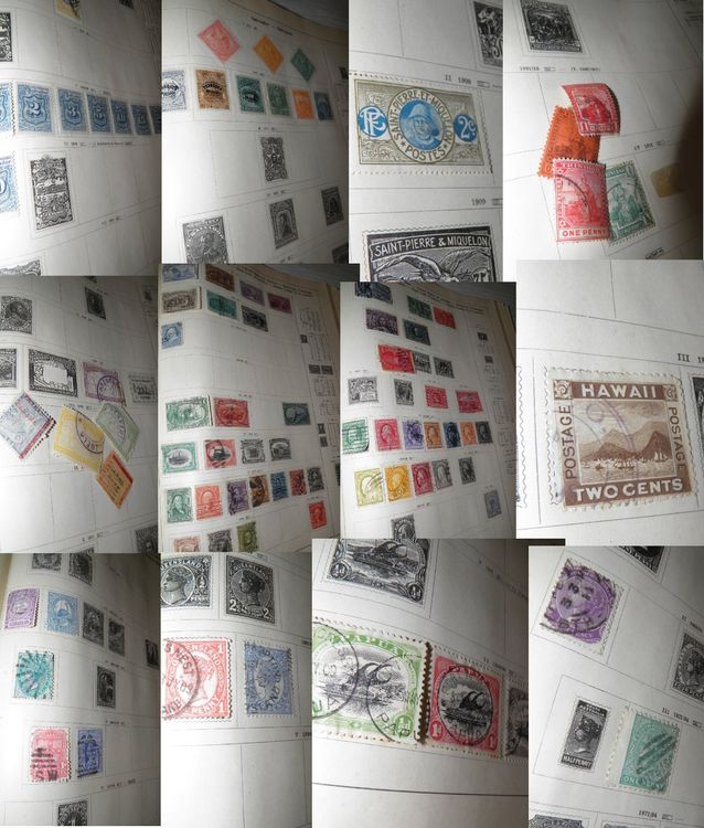 Schaubek Victoria Briefmarkenalbum, ü. 1000 Briefmarken | Kaufen auf ...