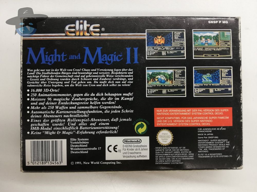 Might and Magic II / Super Nintendo SNES (Gebraucht) in für CHF 48.9 ...