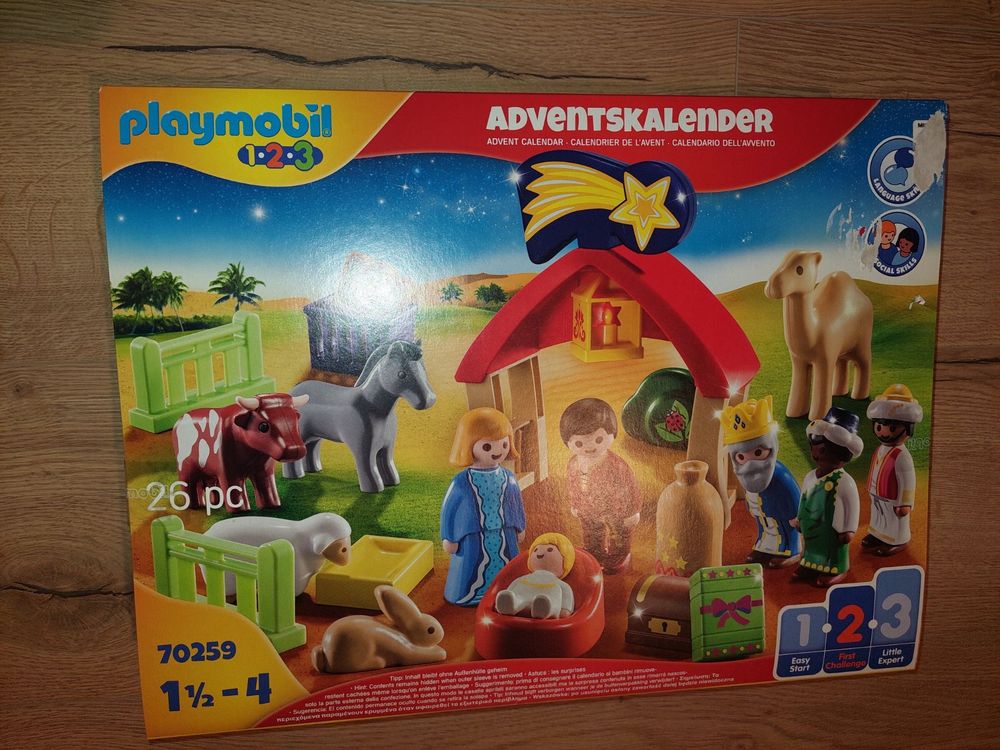 Playmobil 123 Adventskalender Krippe | Kaufen auf Ricardo