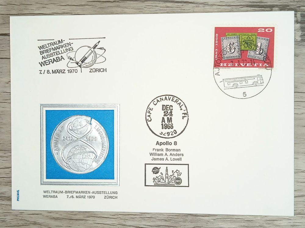 TR17 Enveloppe + Timbre Suisse 1970 (Gebraucht) in Cousset für CHF 0.85 – mit Lieferung auf ...