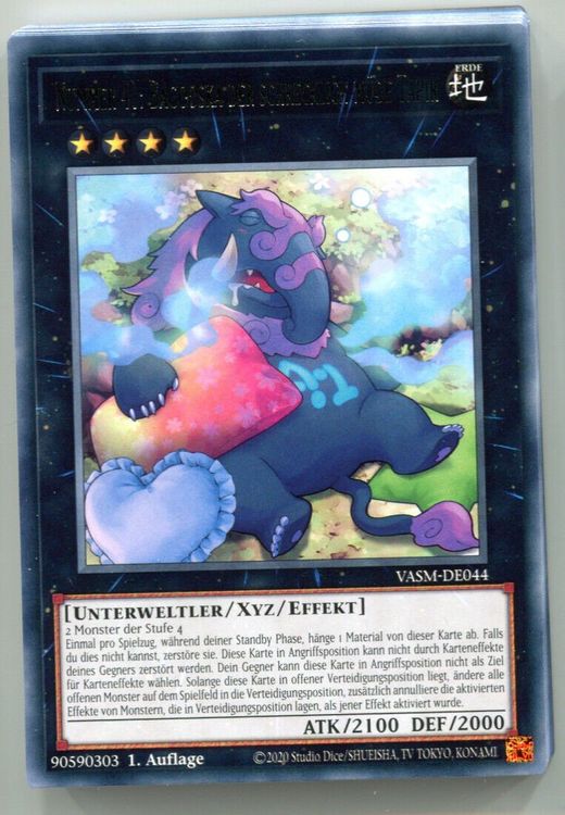 Yu-Gi-Oh! Nummer 41 Bagooska der Schrecklich Müde Tapir Rare (Neu und ...