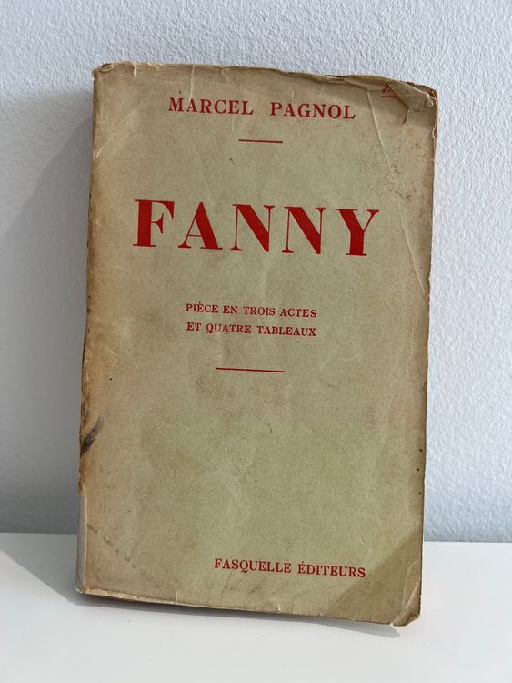 Ancien livre "FANNY" de Marcel Pagnol Fasquelle Editeurs (Gebraucht) in ...