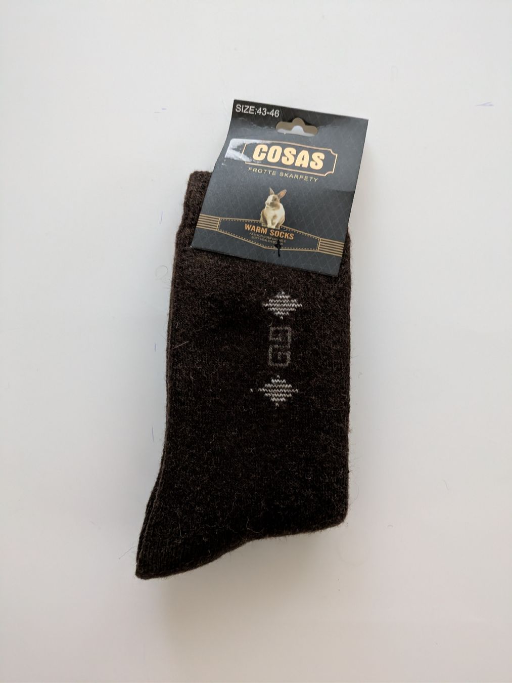 COSAS Warme Wintersocken Gr. 43-46, Neu, Braun, Wolle (Gebraucht) in ...