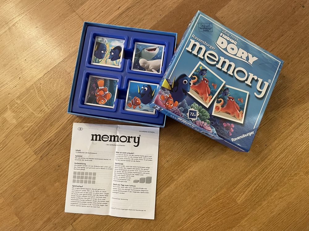 Finding Dory Memory Spiel Ravensburger Top Zustand 🐠 (Gebraucht) in ...