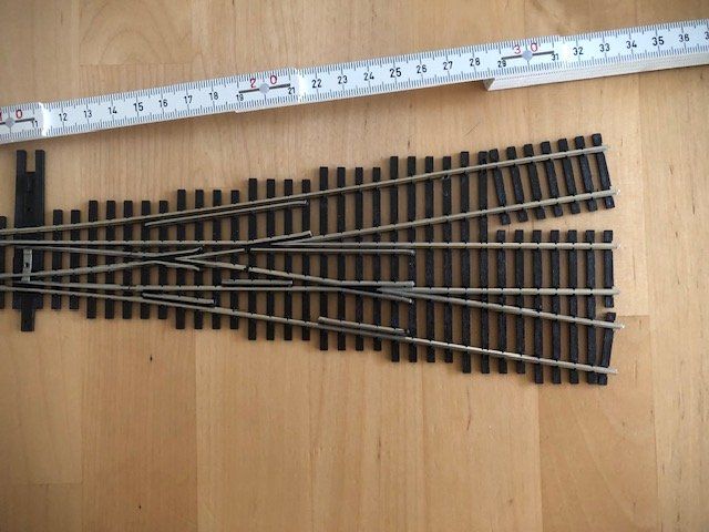 Shinohara H0 Weiche N 100 -3Way (2) (Neu und originalverpackt) in ...