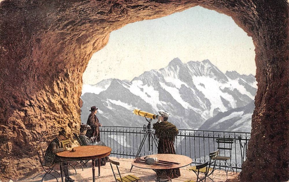 Jungfraubahn, Station Eismeer, belebt (Gebraucht) in Ottikon b.Kemptth. für CHF 6 – mit ...