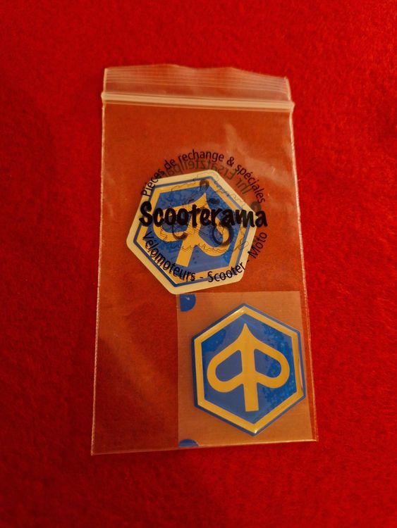 2x PIAGGIO Ciao Emblem / Logo Sticker selbstklebend Mofa (Neu (gemäss ...