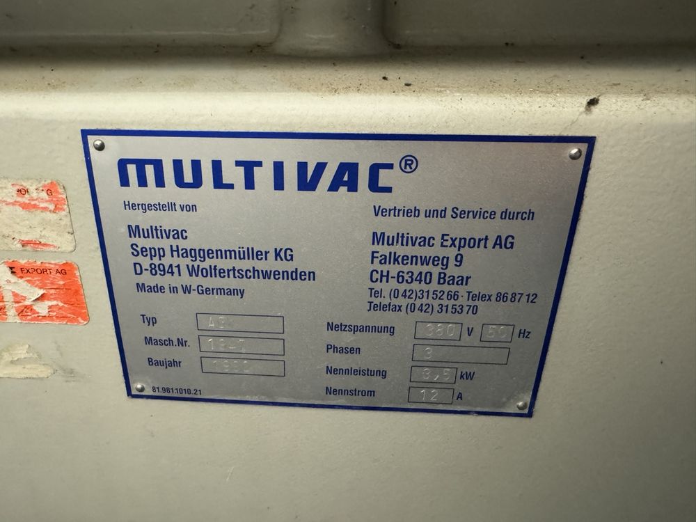Multivac Vakumiermaschine | Kaufen auf Ricardo