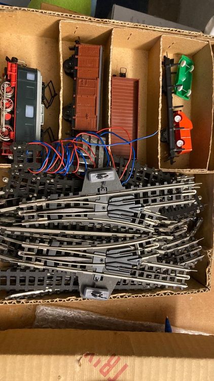 TRIX EXPRESS Zugset mit Schienen, Trafo 576 (Gebraucht) in Hochdorf für ...