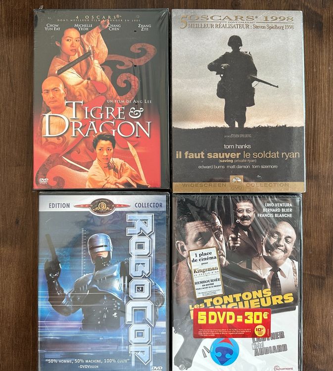 Neuf! Lot de 4 DVD zone 2 _ Genres divers (Neu und originalverpackt) in ...