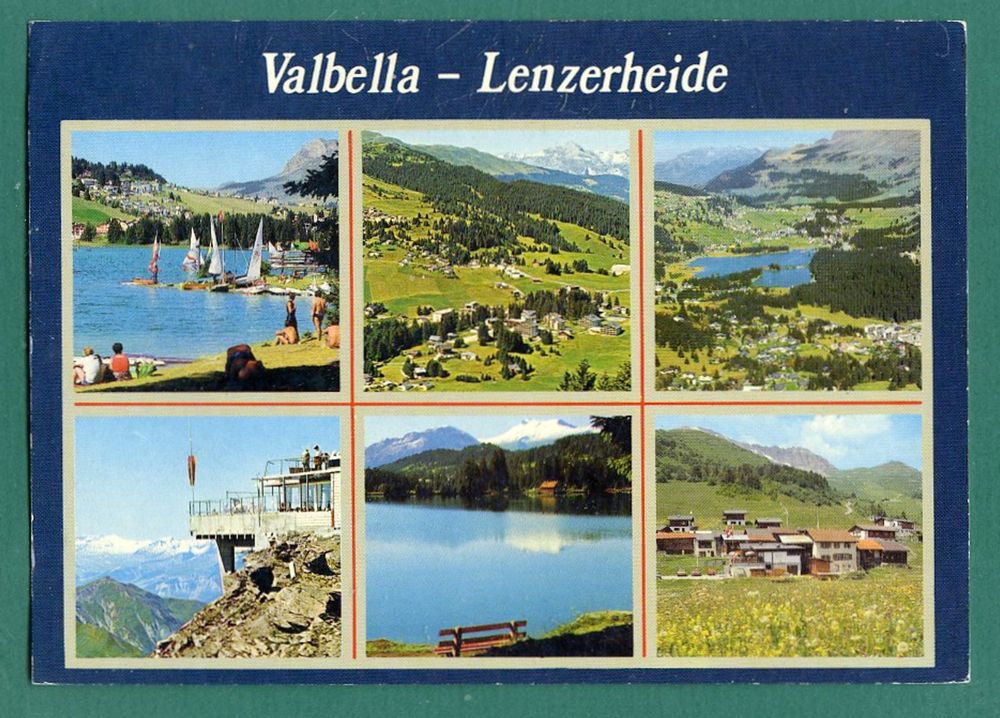 Valbella - Lenzerheide, 6 Ansichten, 1986 (Gebraucht) in Sargans für CHF 1 – mit Lieferung auf ...