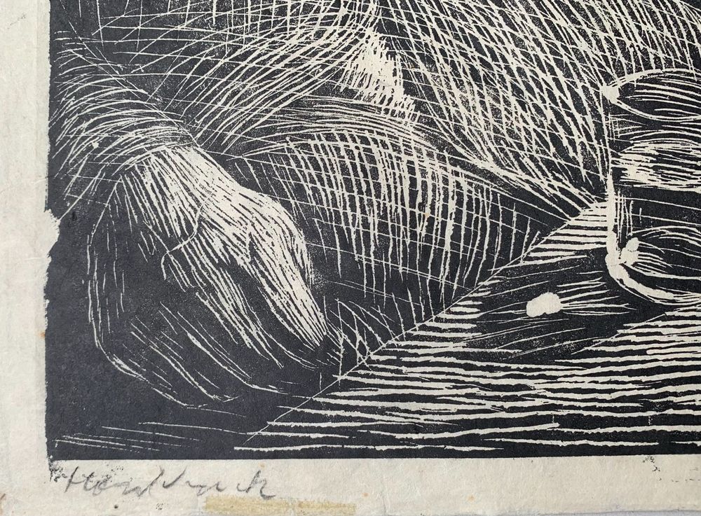 Ignaz Epper Holzschnitt Handsigniert | Kaufen auf Ricardo