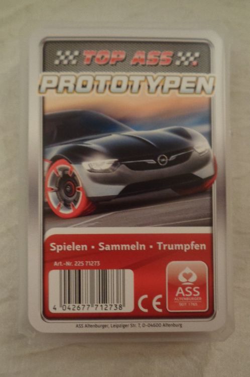 Auto Quartett - Prototypen / Sehr guter Zustand / 32 Karten | Kaufen ...