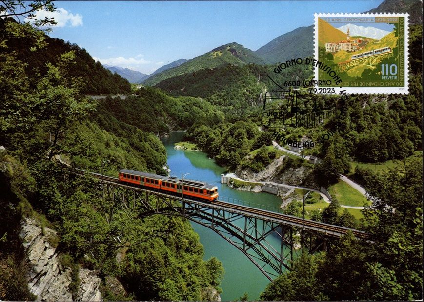 Maximumkarte 100 Jahre Centovalli - Bahn Jubiläum | Kaufen auf Ricardo