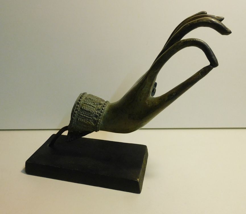 Skulpturen Hände Indische Tanzhände Bronce Eisen Handarbeit (Gebraucht ...