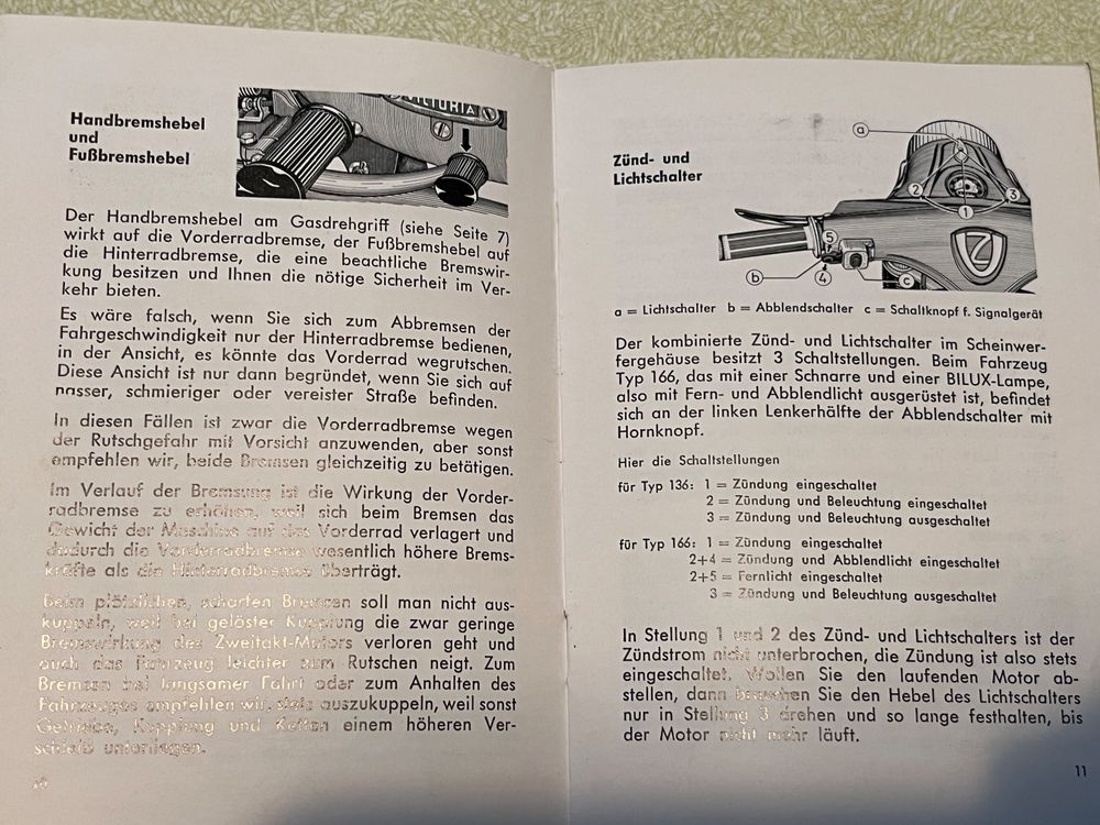 buch, heft, zweirad union typ 136 und typ 166, 1963 (Gebraucht) in ...